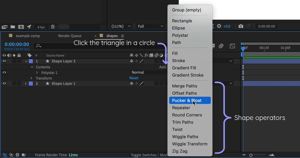 AE Fundamentals: Shape Layers